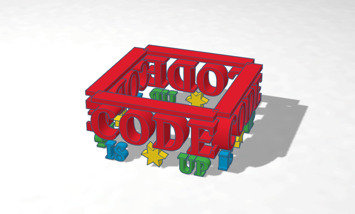 Codeblock Design Code Is Up Patterns Challenge Tinkercad
