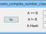 C Helper Make A Complex Number Class With Equality In C