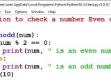 Even Odd Program In Python Using Function 2 Cs Ip Learning Hub