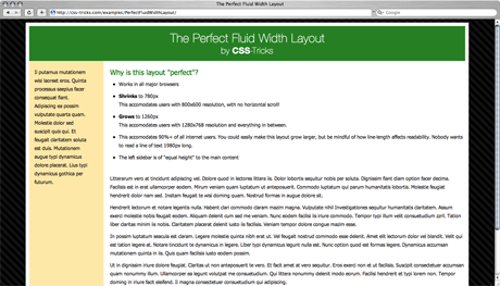The Perfect Fluid Width Layout | CSS-Tricks - CSS-Tricks