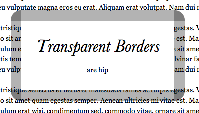 Transparent Borders With Background-clip | CSS-Tricks