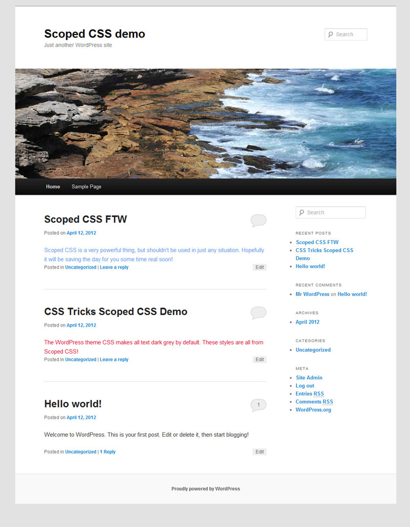 Saving The Day With Scoped Css Css Tricks Css Tricks