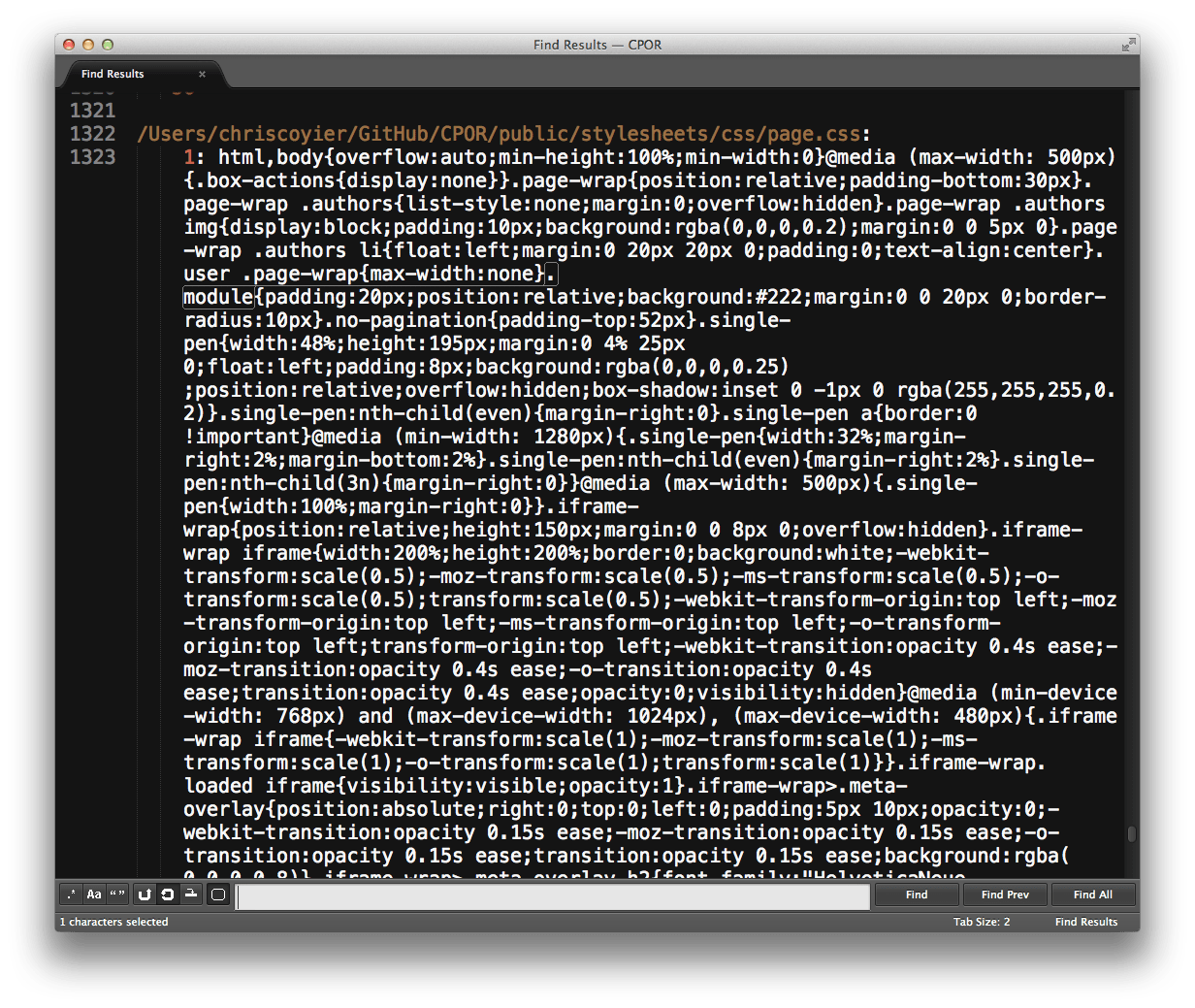 Exclude Compressed Css From Sublime Text 2 Projects Css Tricks 