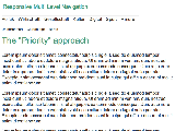 The Priority Navigation Pattern Css Tricks