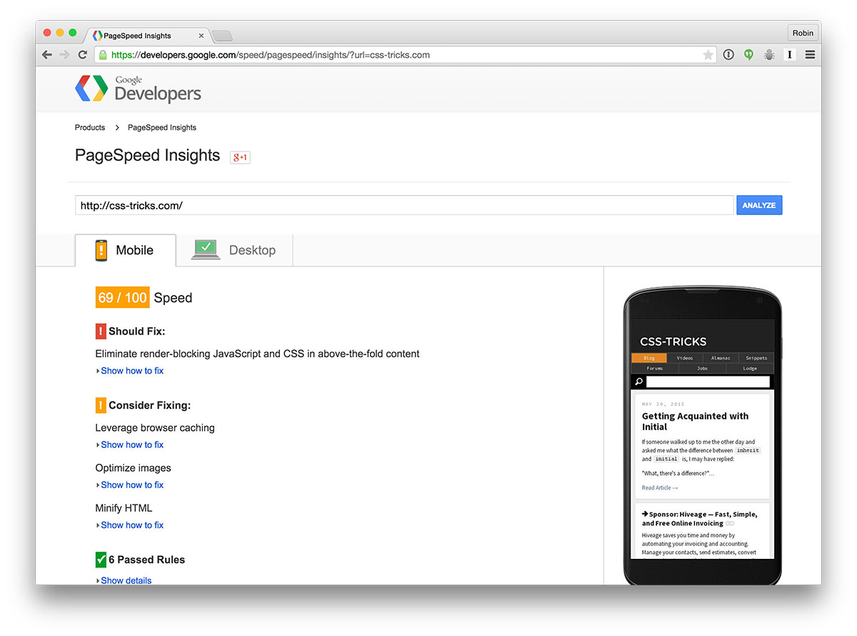 Performance Tools | CSS-Tricks - CSS-Tricks