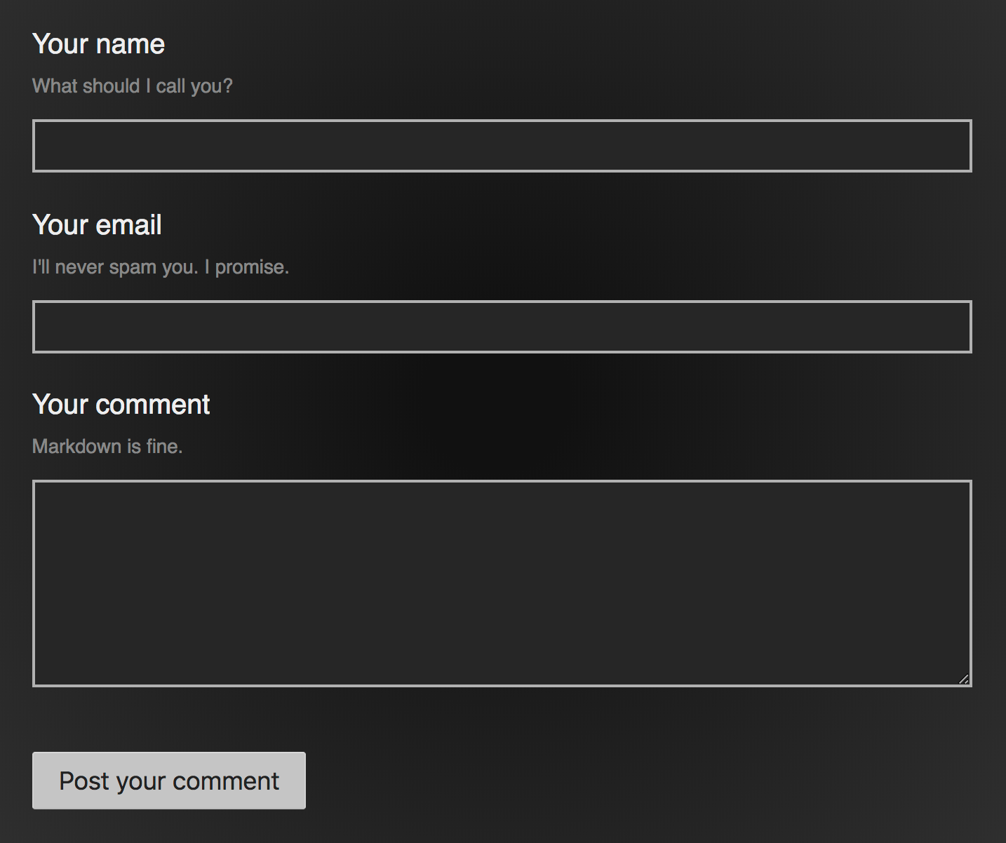 JAMstack Comments | CSS-Tricks - CSS-Tricks