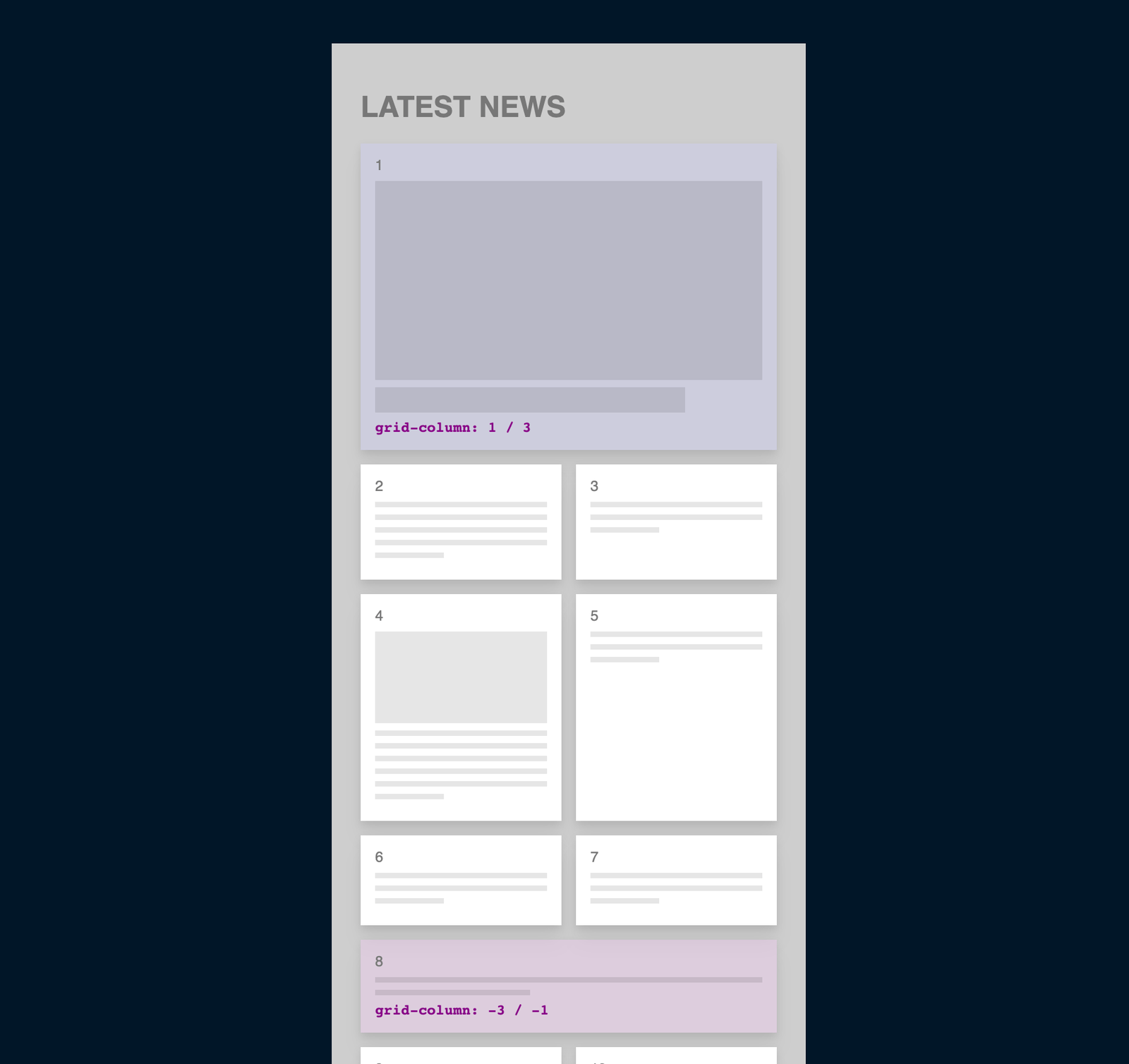 Responsive Grid Magazine Layout in Just 20 Lines of CSS | CSS-Tricks - CSS-Tricks