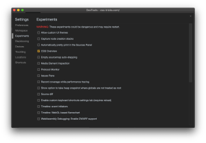 New in Chrome: CSS Overview | CSS-Tricks