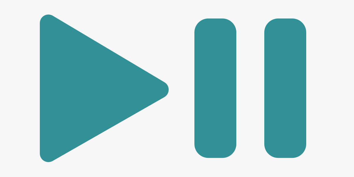 Cartoon Pause Button