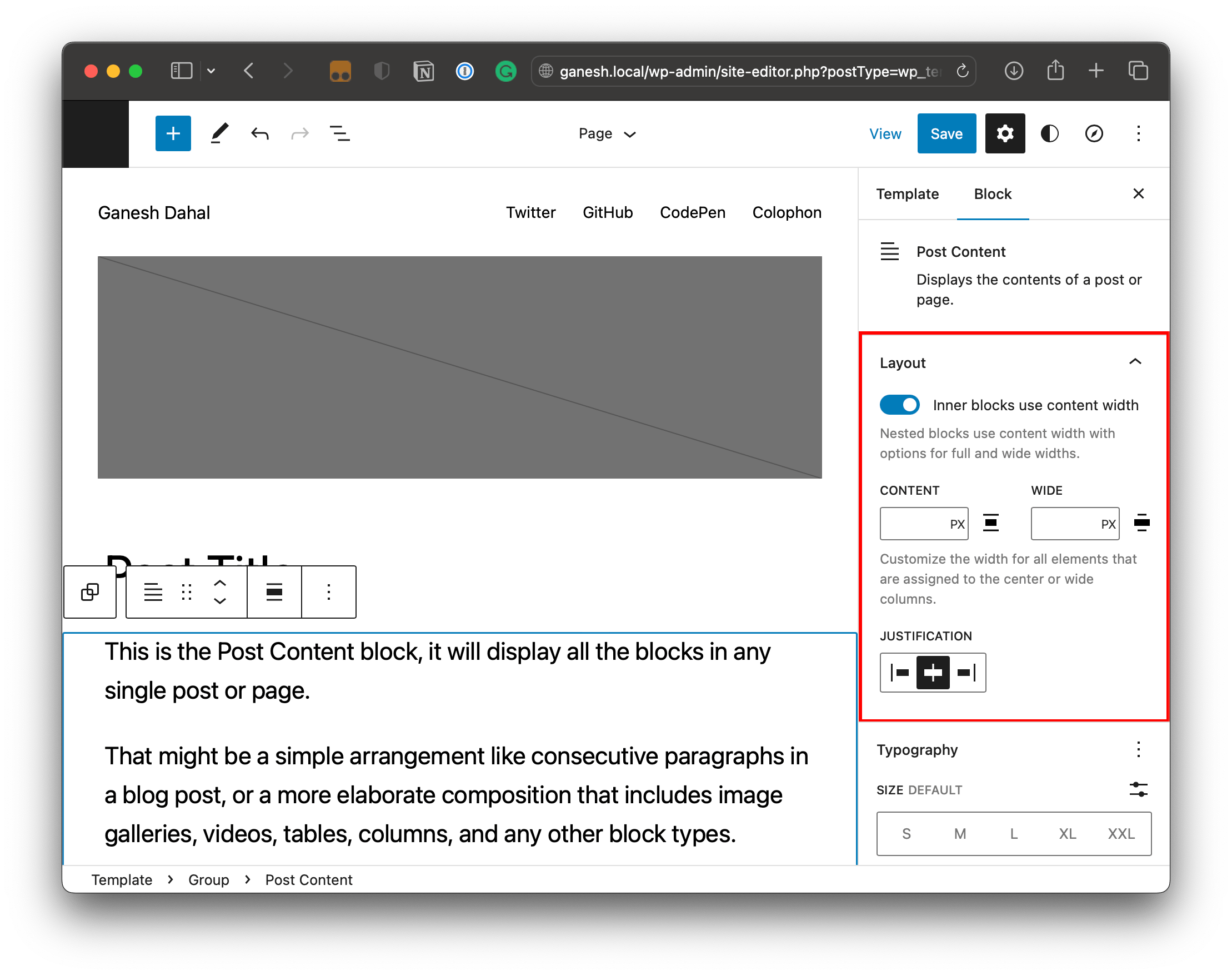 Using The New Constrained Layout In Wordpress Block Themes Css Tricks 