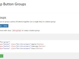Bootstrap Button Groups Form