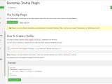 Bootstrap Tooltip Content