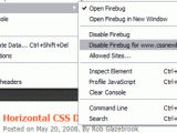 Firebug Disable Css Reset