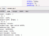 Firebug Edit Css Reset