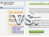 Reset Vs Normalize Cssence