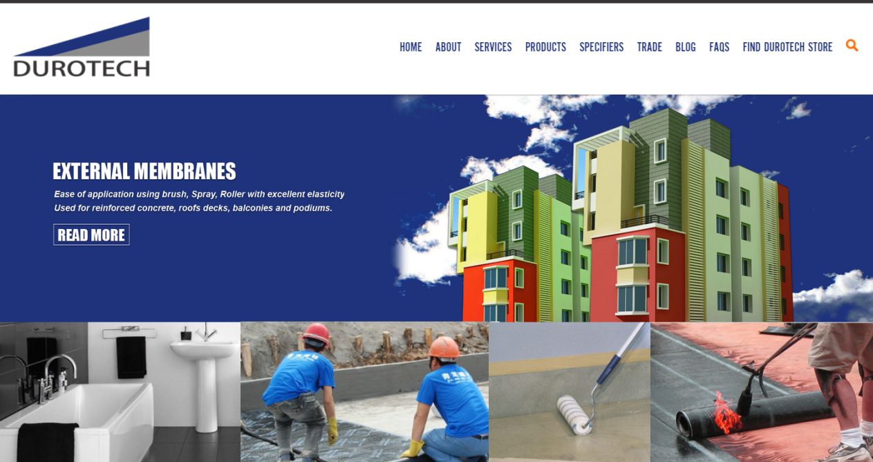 Durotech Industries - CSS Nectar CSS Gallery