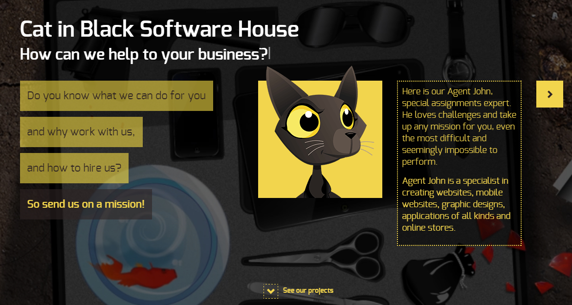 CatIn.Black - CSS Nectar CSS Gallery