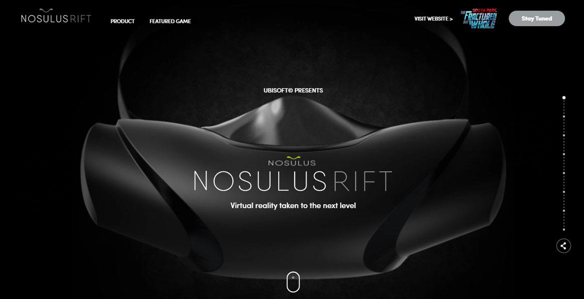NOSULUS RIFT - CSS Nectar CSS Gallery