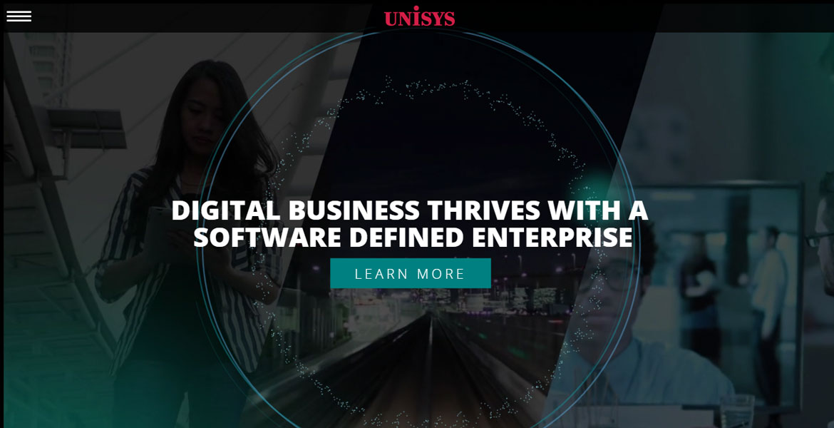 UNISYS Cloud - CSS Nectar CSS Gallery