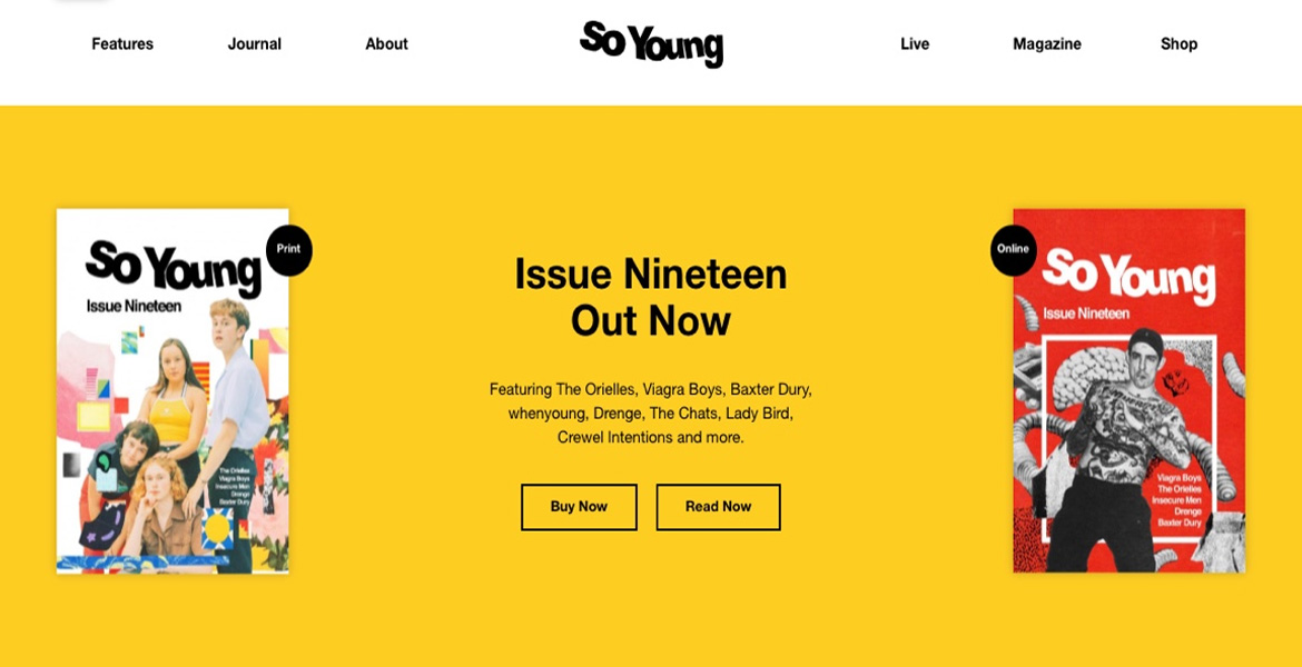 So Young Magazine - CSS Nectar CSS Gallery