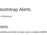 Bootstrap Alert Message
