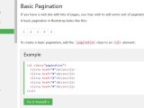 Bootstrap Pagination Tutorial
