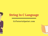 String In C Declaration Initializing With Example