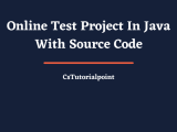 Online Test Project In Java With Source Code Free Download