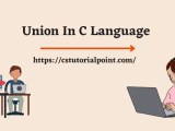 What Is Union In C Language With Example