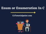 Enum Or Enumeration In C Language With Examples