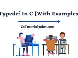Typedef In C Language With Examples