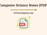 Computer Science Notes Pdf Free Download