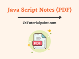 Javascript Notes Download Javascript Handwritten Notes Pdf