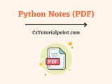 Python Notes Download Python Handwritten Notes Pdf