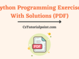 Python Programming Exercises With Solutions Pdf