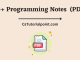 C Handwritten Notes Download C Programming Notes Pdf