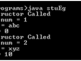 Java Constructors Csveda