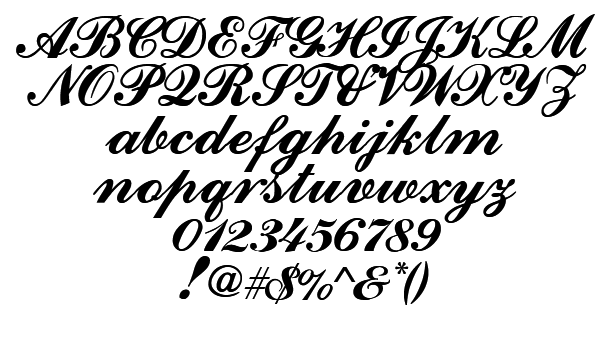 Top 5 copperplate script fonts | Hand Painted Sign Writing London by NGS