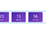 Countdown General Settings Countdown Time