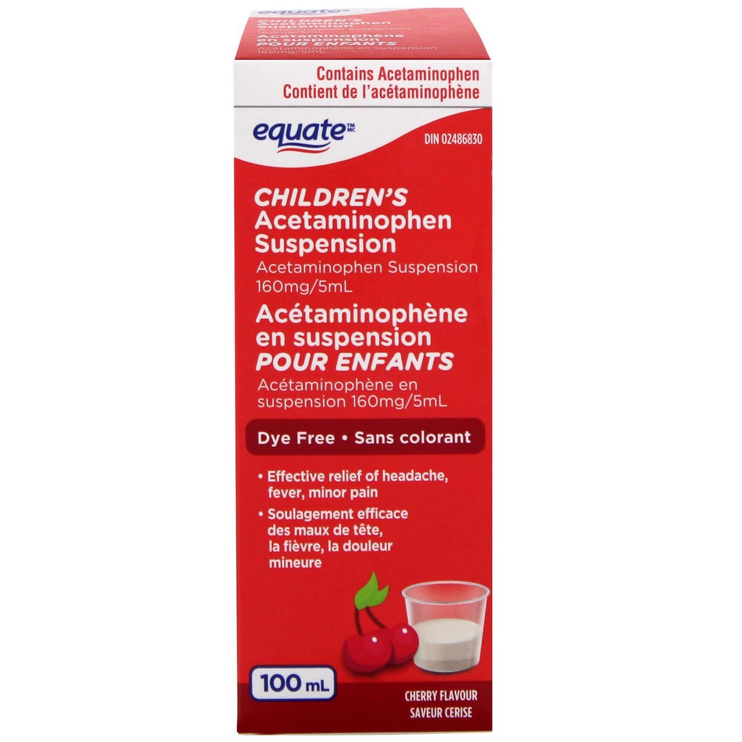 Equate Children's Acetaminophen Suspension 5mL - CTC Health