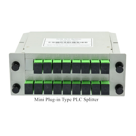 Mini Plug-in PLC (Planar Lightwave Circuit) Splitter - CTFiber 20years ...