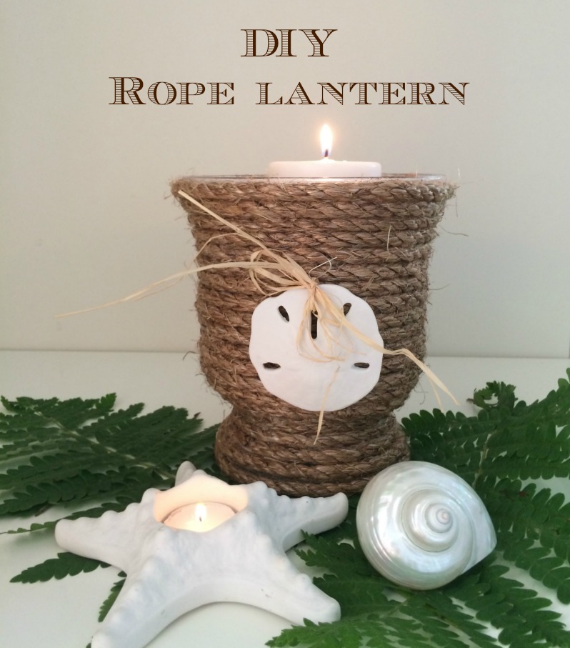 DIY Rope Lantern - Connecticut in Style