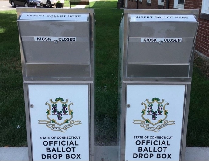 Absentee ballot boxes make voting easy and fair