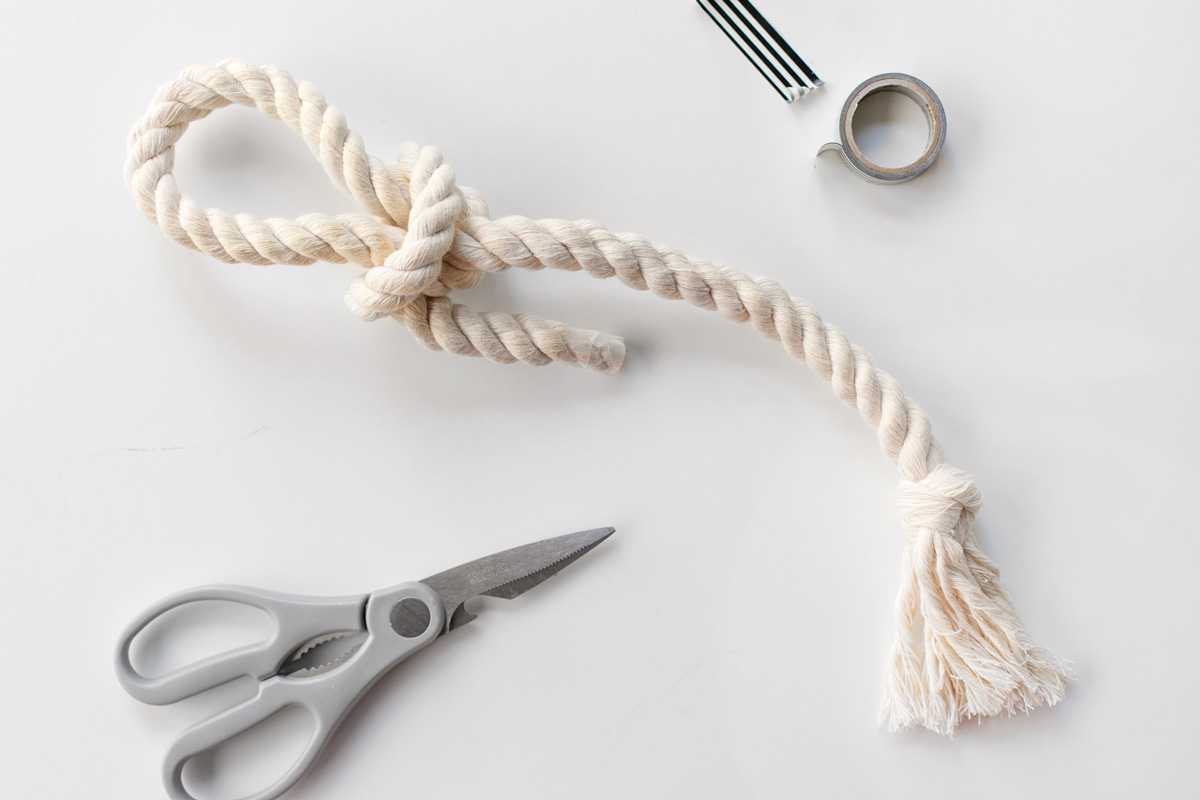 DIY All Natural Rope Toy for your Precious Pup | ctrl + curate