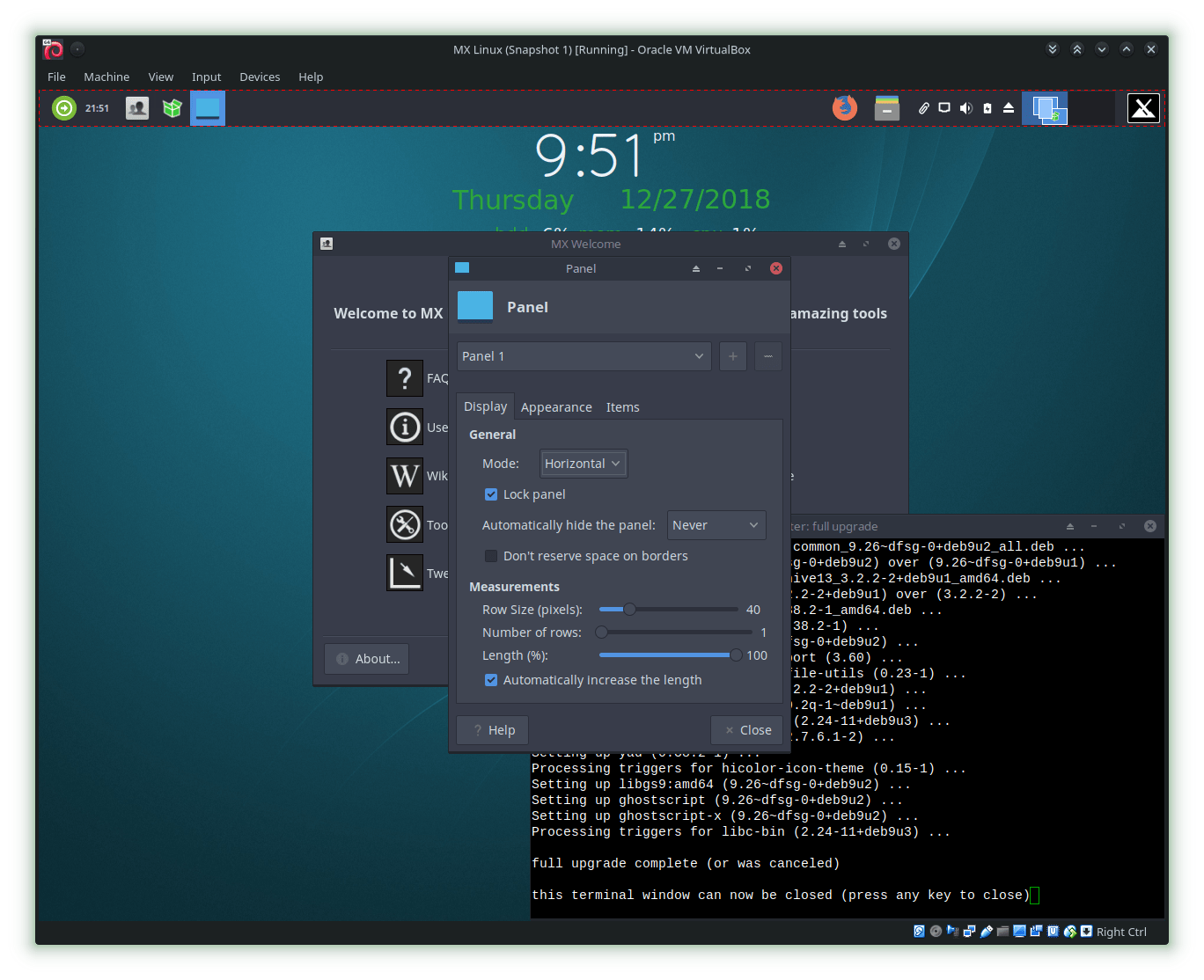 MX Linux-18-Panel Position Horizontal – CubicleNate's Techpad