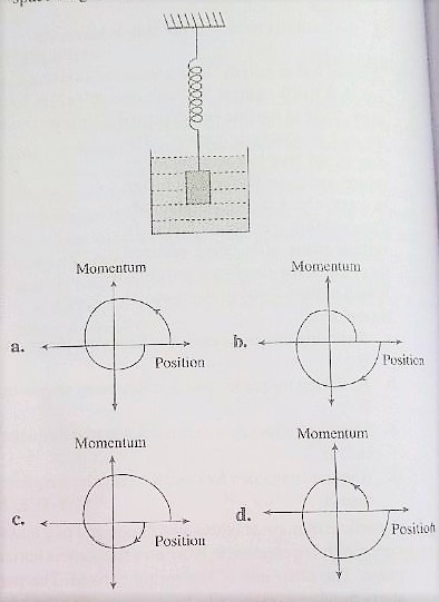 Consider The Spring mass System With The Mass Submerged In Water As Shown In The Figure Curio consider-the-spring-mass-system-with-the-mass-submerged-in-water-as-shown-in-the-figure-curio