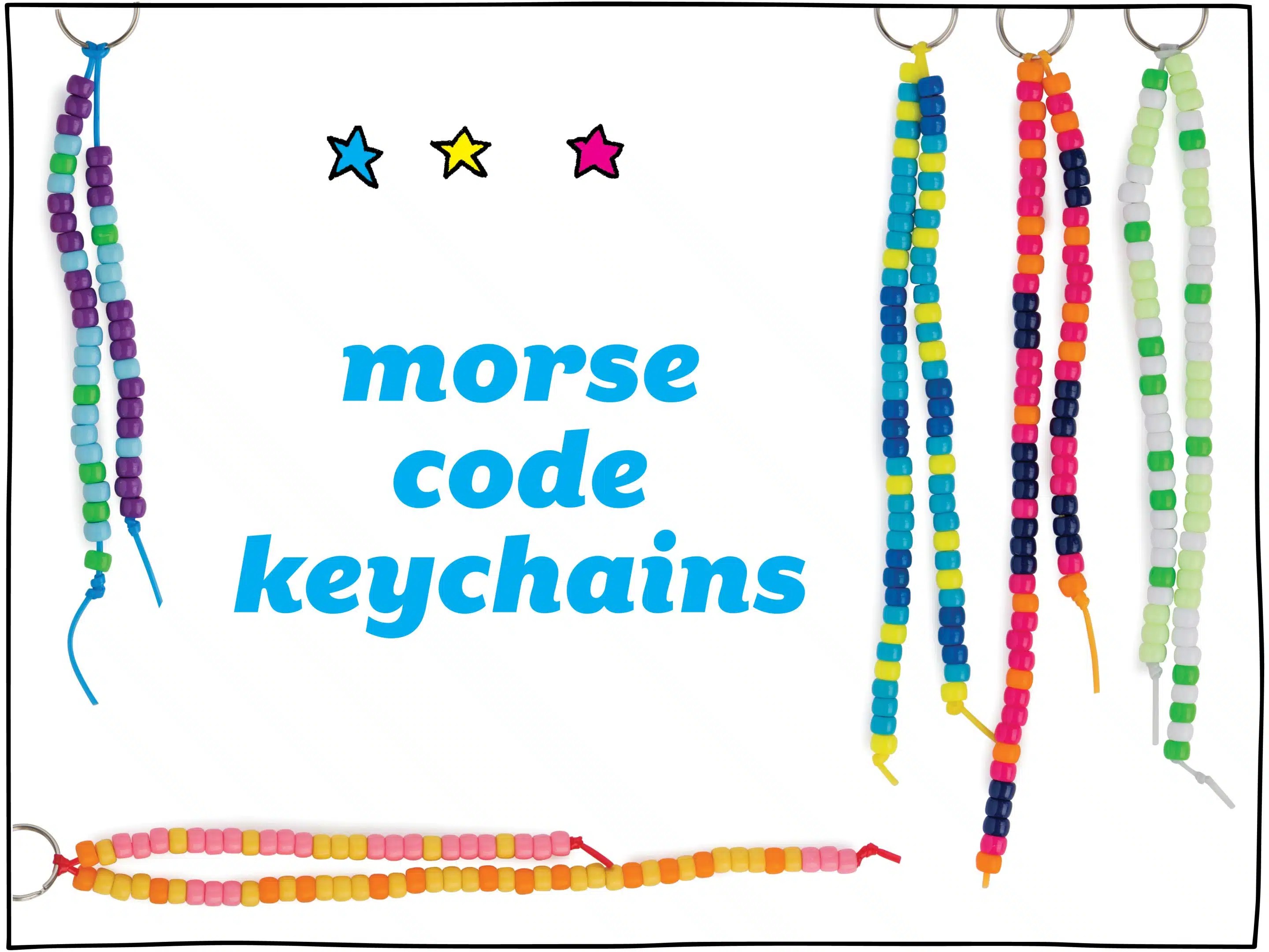 Morse Code Key Chains ⋆ Curious Jane