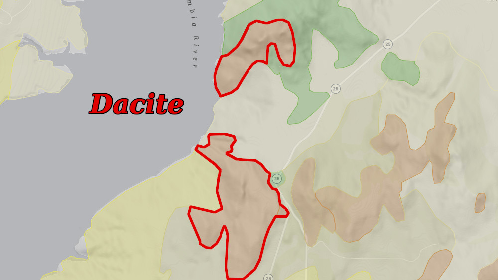 Dacite Mountain - Currently Rockhounding