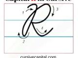 Capital R In Cursive Worksheet And Tutorial