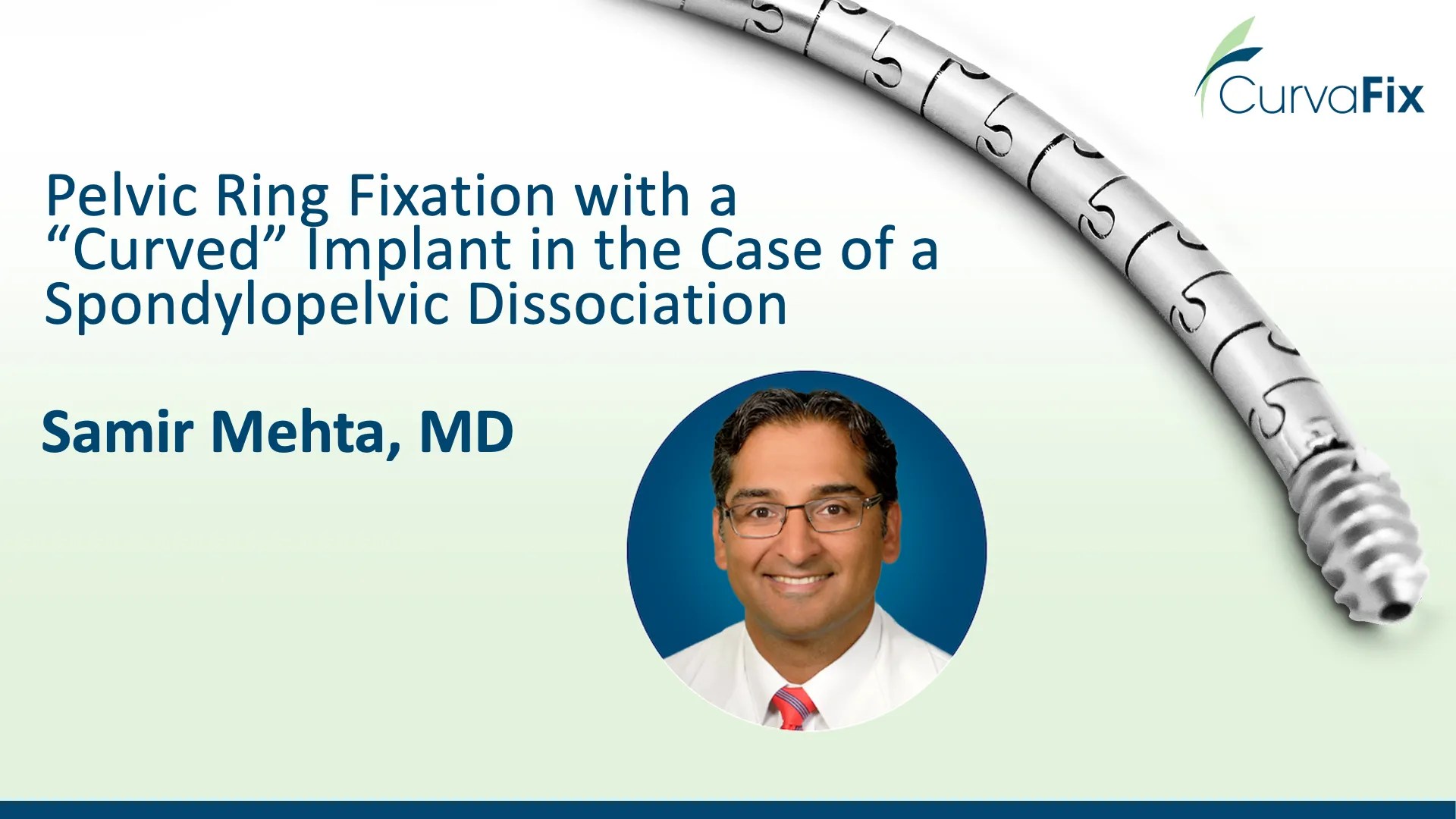 Pelvic Ring Fixation with "Curved" Implant in the Case of a ...